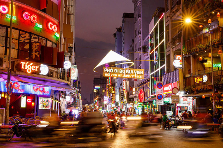 Bui Vien Walking Street, Ho Chi Minh City: The Lively Street that Never ...